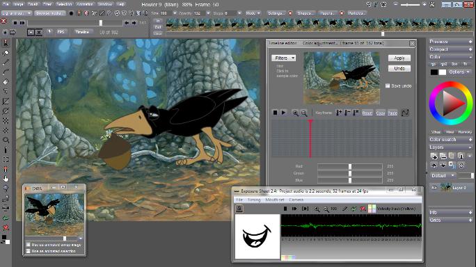 Traditional animation